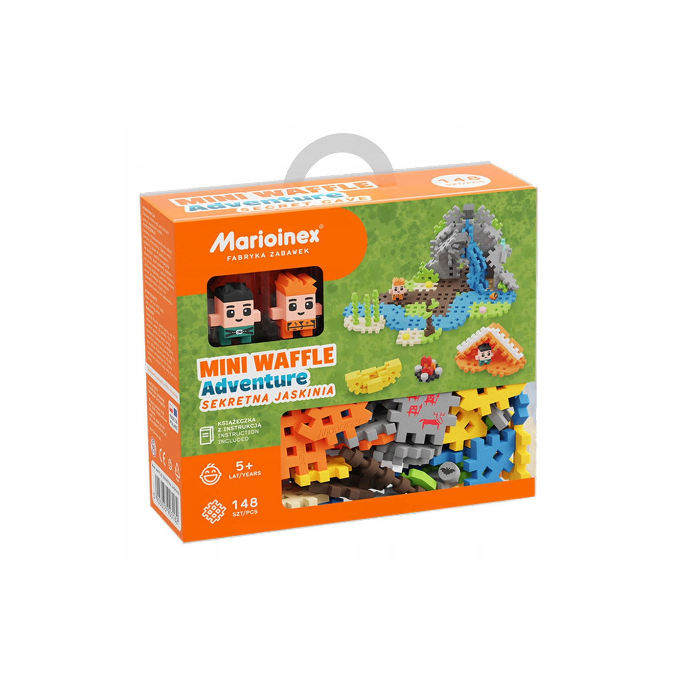 Klocki Mini Wafle City Sekretna Jaskinia MARIOINEX waffle 148 el.