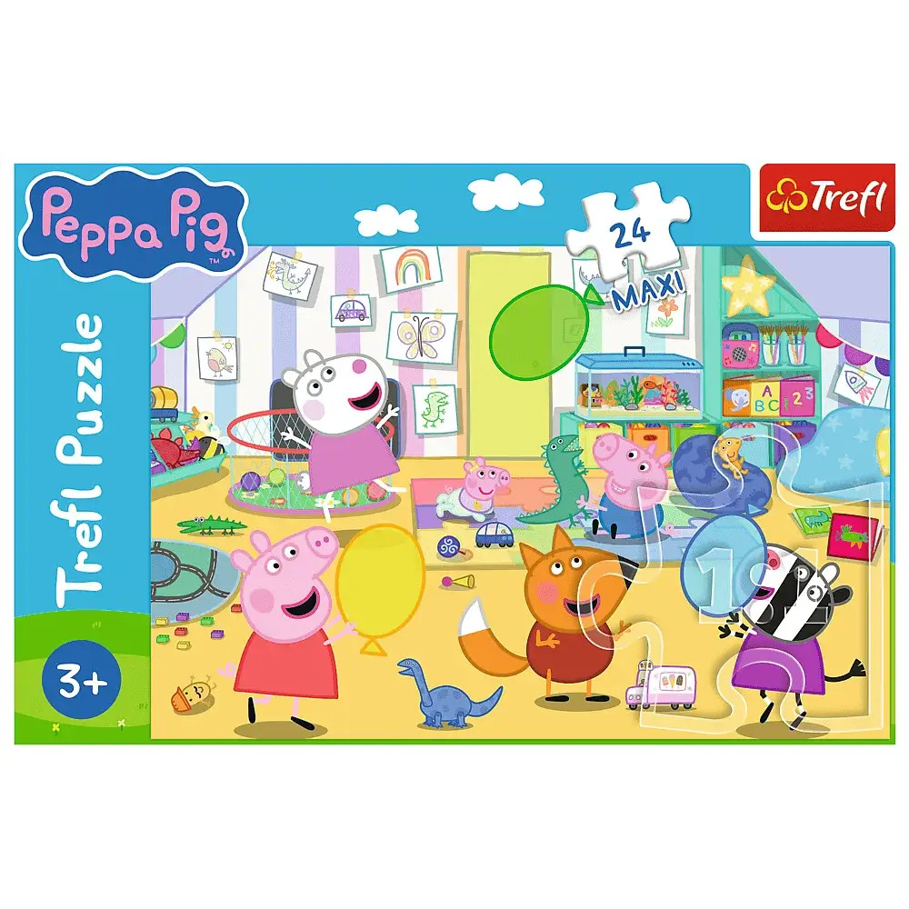Puzzle 24 el. Maxi Świnka Peppa puzzle z dużymi elementami 3+