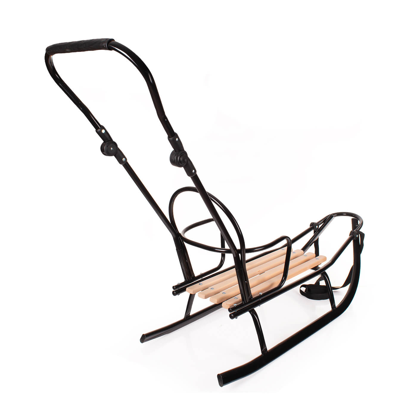 Sanki z pchaczem i Śpiworkiem dla dzieci metalowe sanki SOLO GT DUŻE